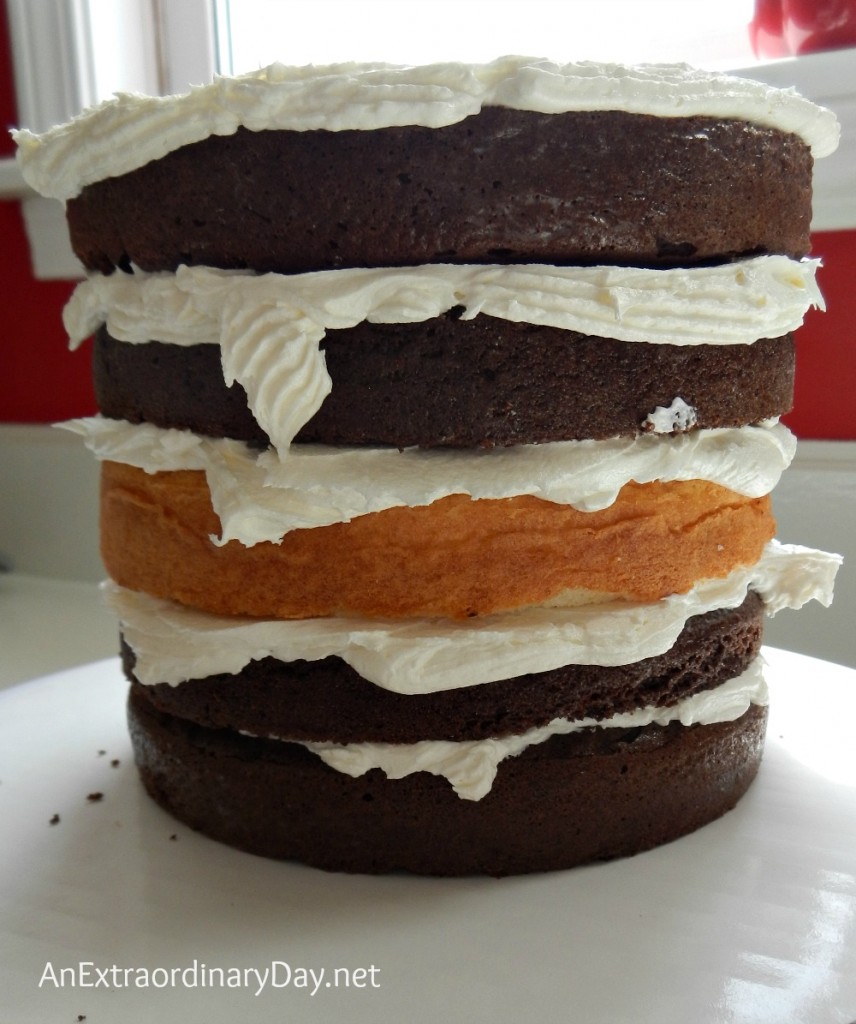 My First Attempt at Cake Decorating | I Tweaked the Cake Mix Too...Yum ...