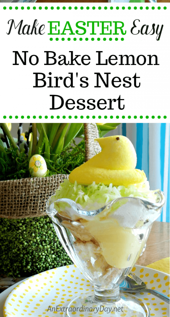 So Yummy! A Simple and Easy Lemony Bird's Nest Dessert - An ...